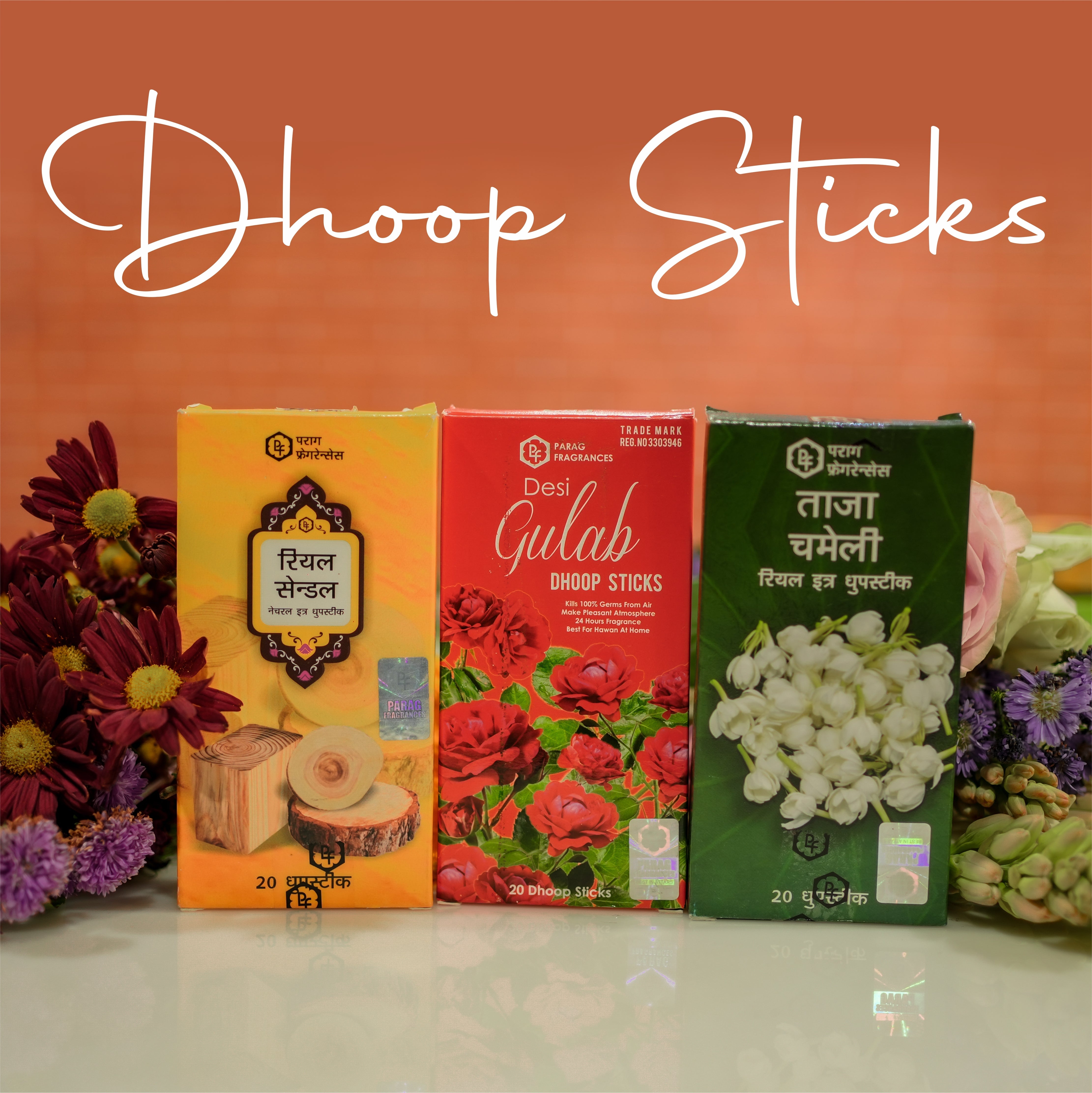 Buy Dhoop Sticks for a Pure and Aromatic Experience – Parag Fragrances ...