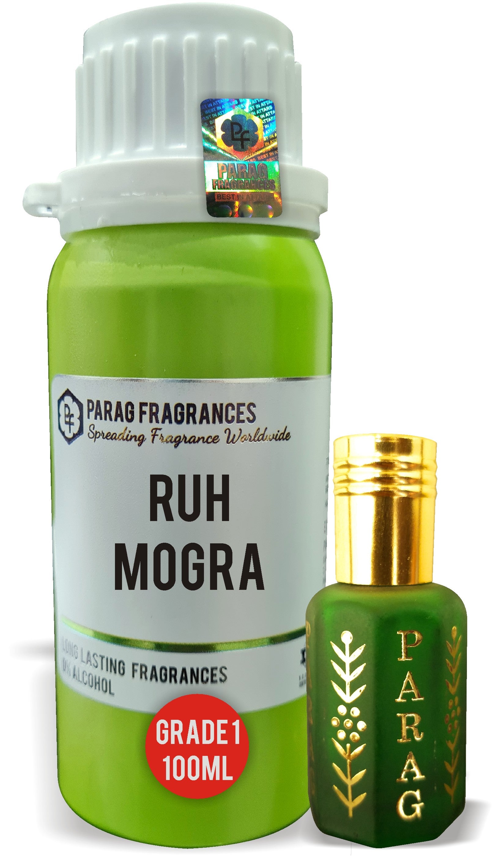 Ruh Mogra Attar - Classic Floral Scent, 100ml – Parag Fragrances official