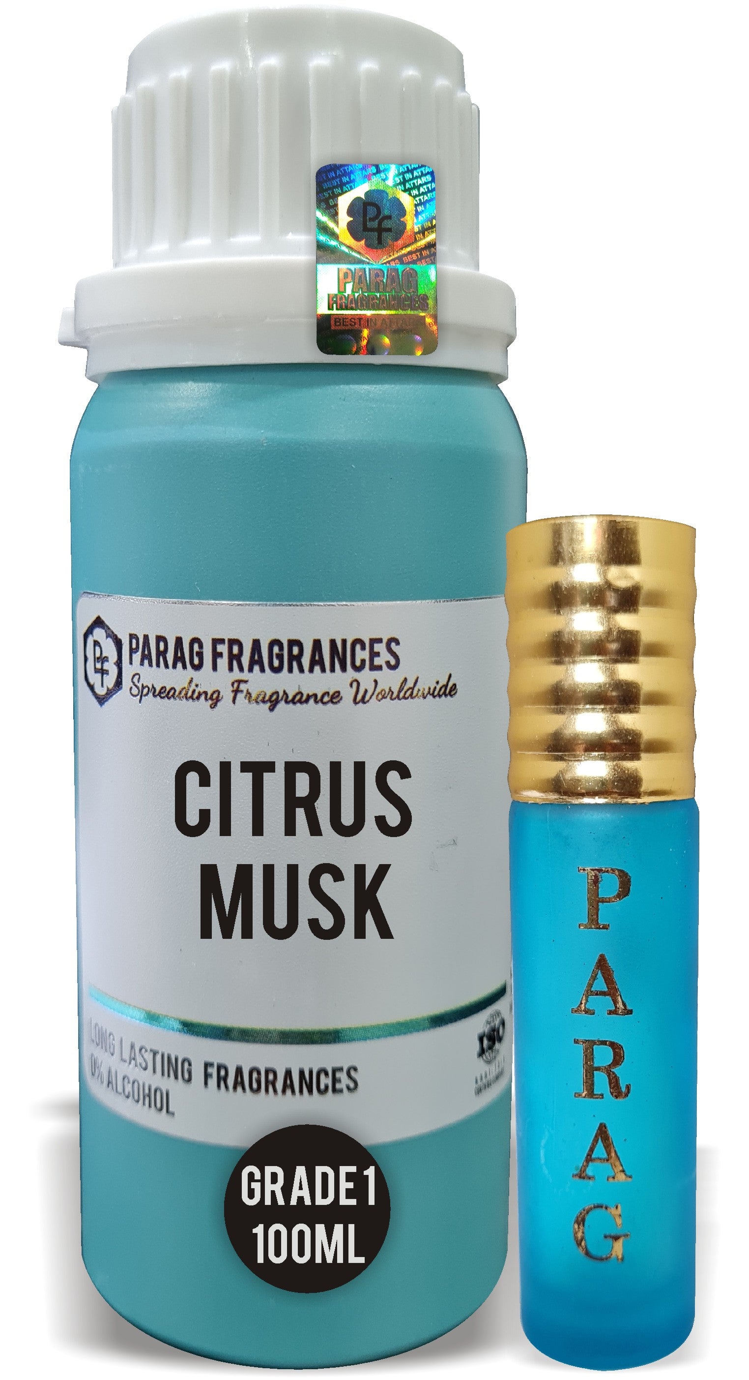 Citrus Musk Attar - Alcohol-Free & Refreshing, 100ml – Parag Fragrances ...